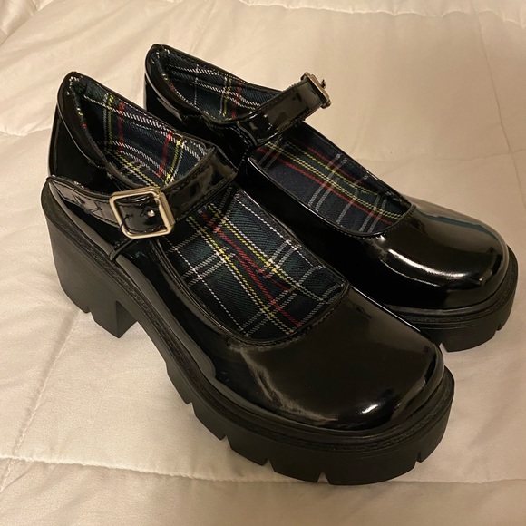 Shoes | Black Mary Jane Platform Shoes Look Alikes | Poshmark